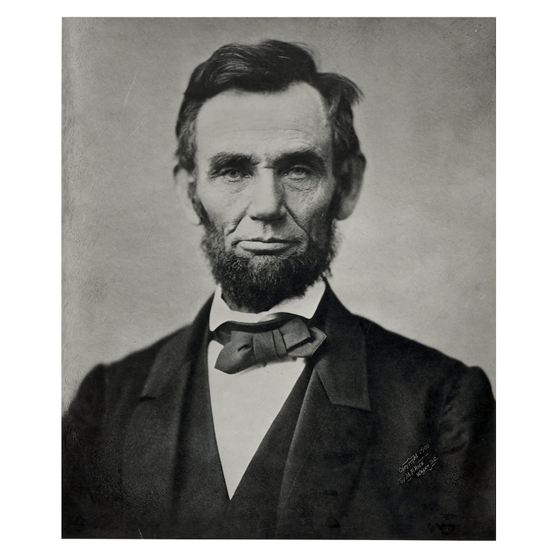Framed Abraham Lincoln Print - Etsy