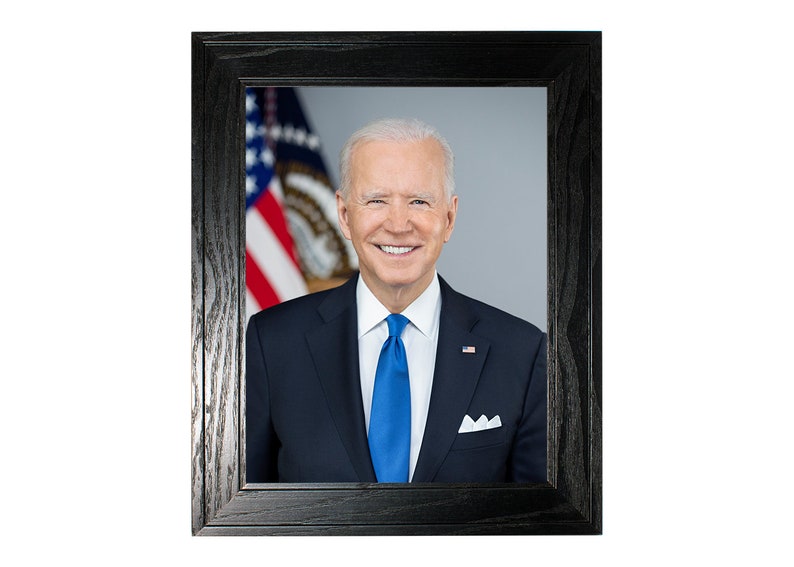 Official Portrait of President Joseph Biden 2021 Vintage - Etsy