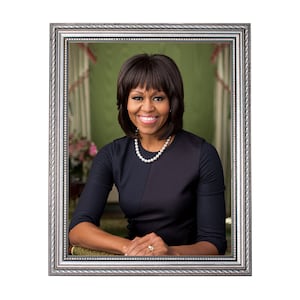 Official Portrait of First Lady Michelle Obama - 2013 - Vintage ...