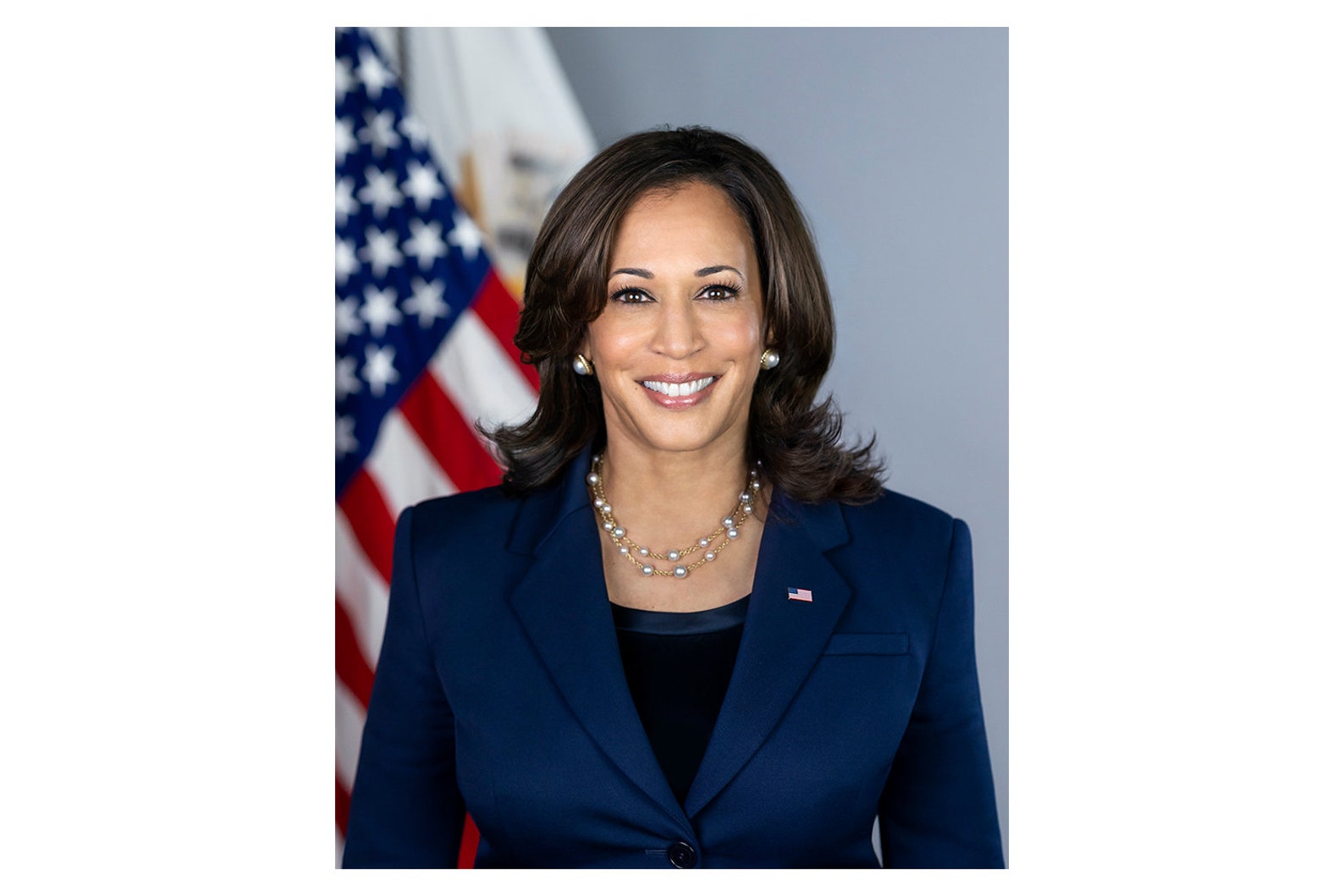 Official Portrait of Vice President Kamala Harris - 2021 - Vintage ...