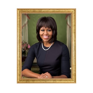 Official Portrait of First Lady Michelle Obama - 2013 - Vintage ...
