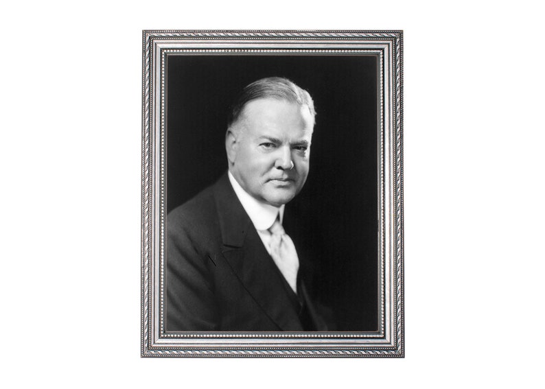 Herbert Hoover - 1928 - Vintage Historical Print - US President Photo ...