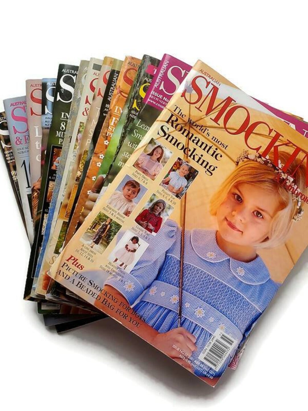 Various Australian Smocking and Embroidery Magazines With Uncut ...
