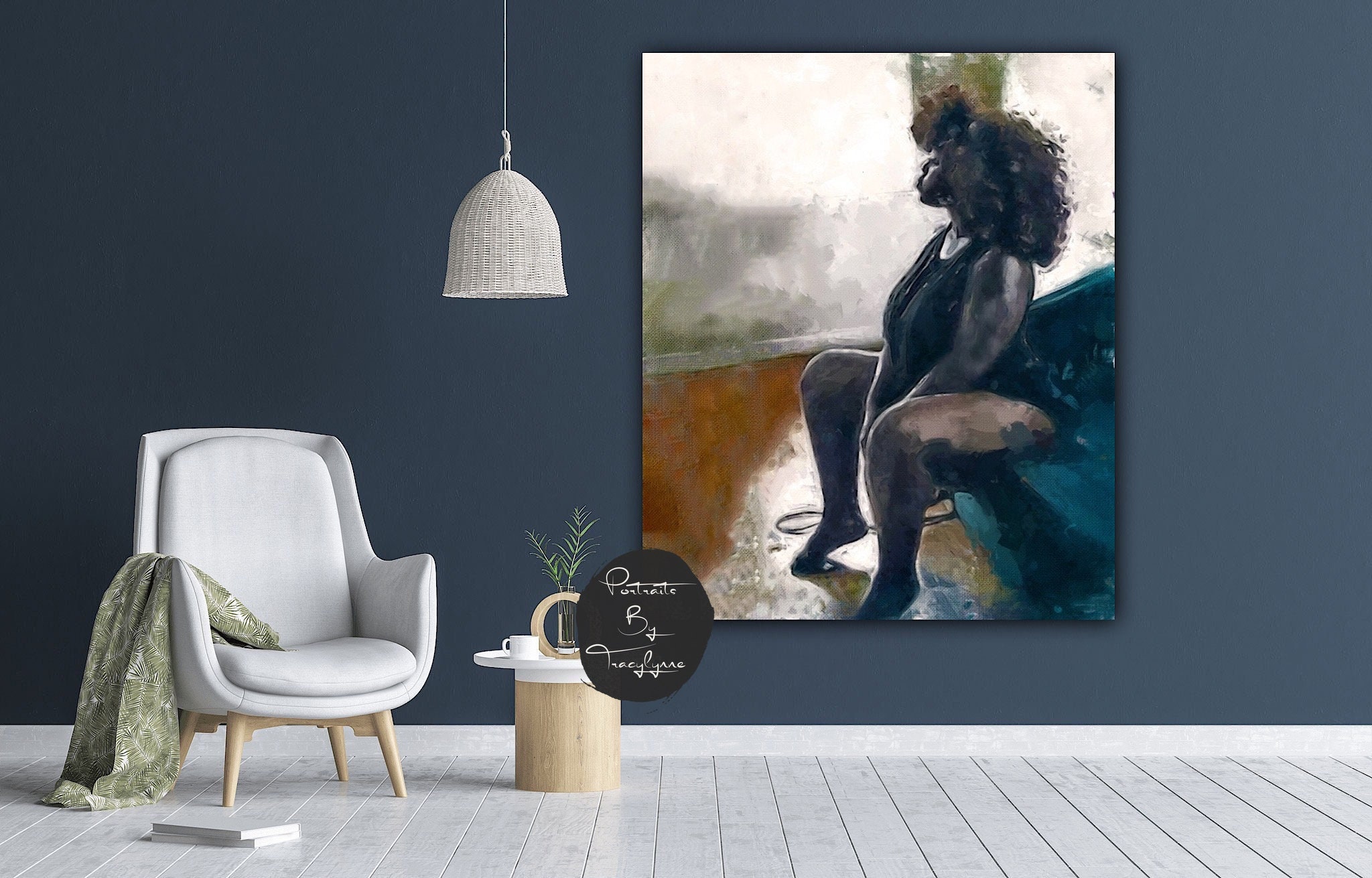 Black Woman Art African American Art BBW Black Art Digital - Etsy