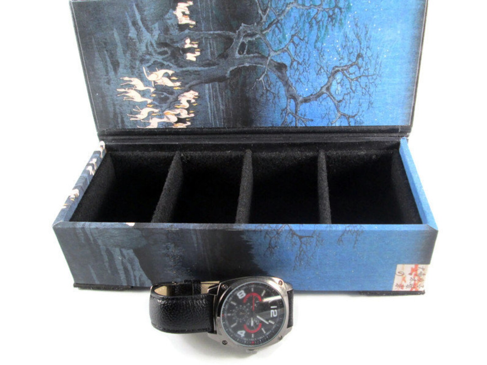 Watch Box Japanese Print by Hiroshige Men's Watch Box - Etsy