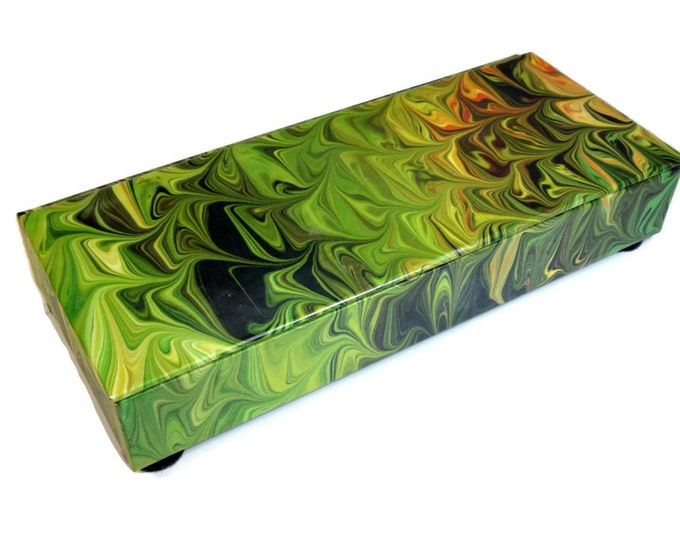 Decorative Box Keepsake Box Treasure Box Display Box Green - Etsy