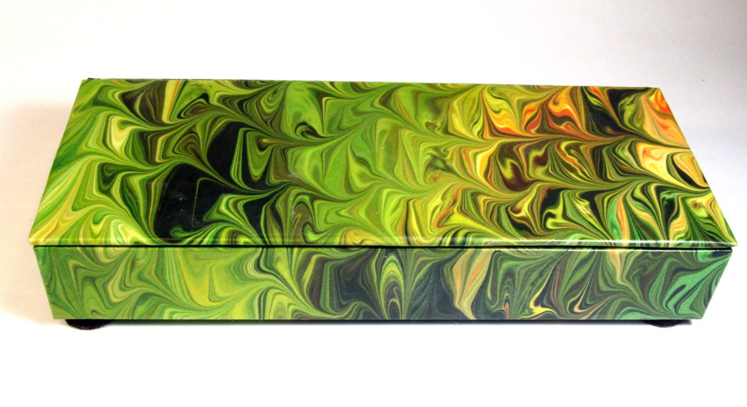 Decorative Box Keepsake Box Treasure Box Display Box Green - Etsy