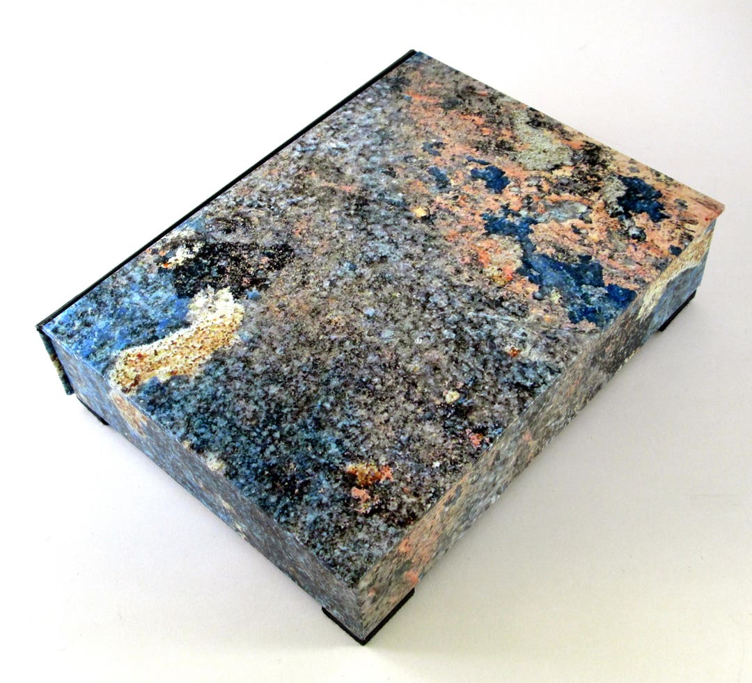 Decorative Box Covered in Colorful Stone Look, Box for Remote Control ...