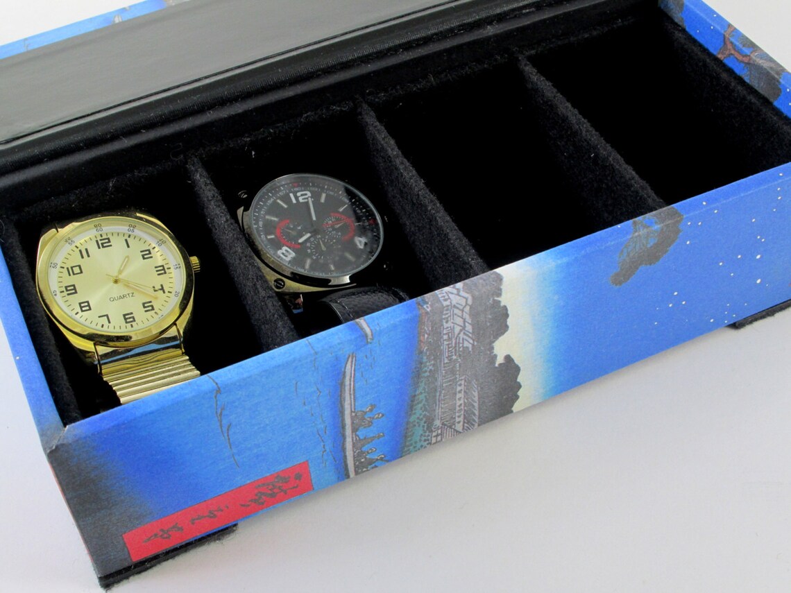 Watch Box With Hiroshige Print Japanese Print Men's - Etsy
