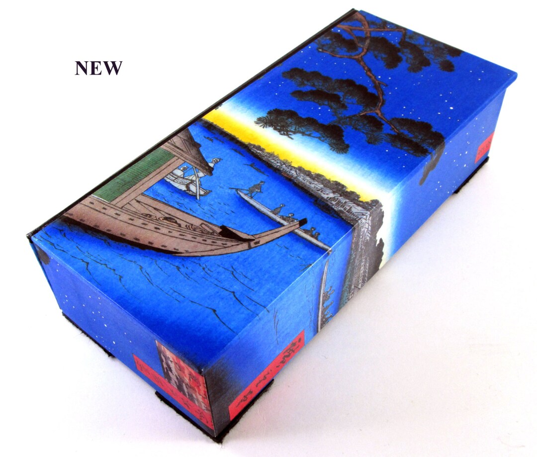 Watch Box With Hiroshige Print Japanese Print Men's - Etsy
