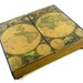 Decorative Box Old World Map Vintage Leather Look Desk - Etsy
