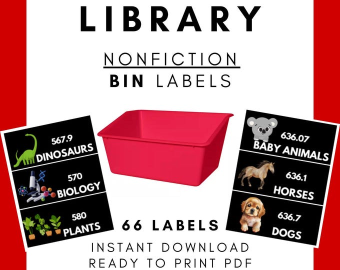Dewey Decimal Chart - Etsy