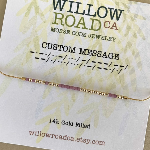 Morse Code Bracelet - Etsy
