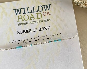 Morse Code Bracelet Custom Hidden Message Jewelry for Women | Etsy