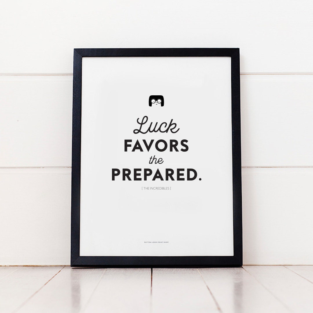 The Incredibles, Edna Mode, Luck Favors the Prepared, Instant Download ...