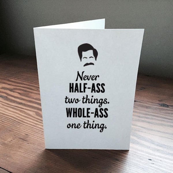 Half Ass - Etsy