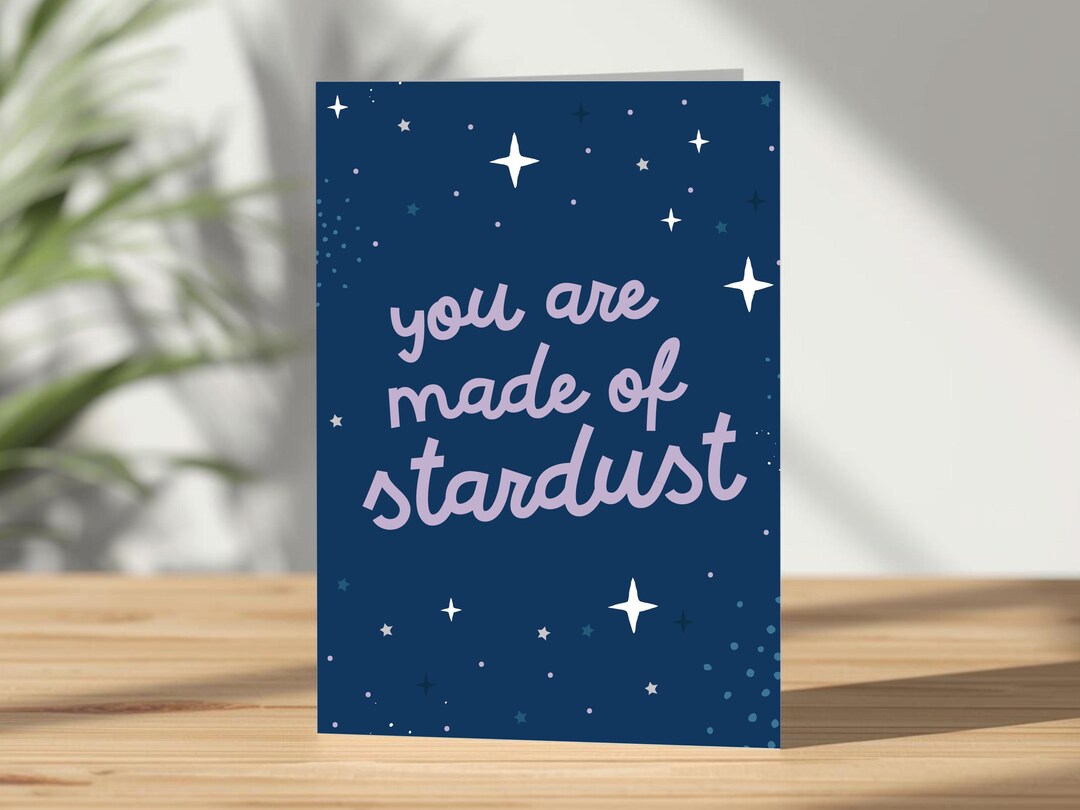 You Are Made of Stardust Printable Card • Cosmic Affirmation ...
