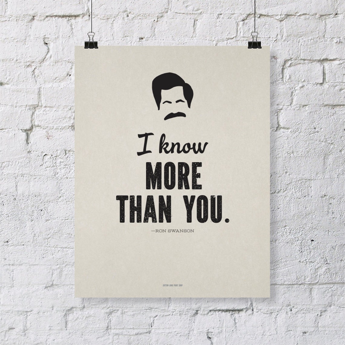 Ron Swanson Quote Print, Parks and Recreation Art (digital Download) - Etsy