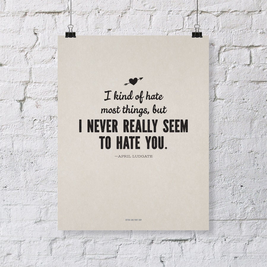 April Ludgate Quote Print, Parks and Rec Wall Art (PDF & JPG) - Etsy