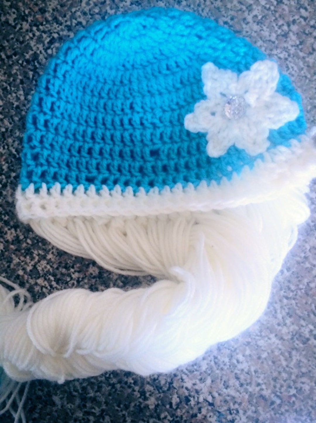 Hand Crafted Elsa Frozen Crochet Hat - Etsy