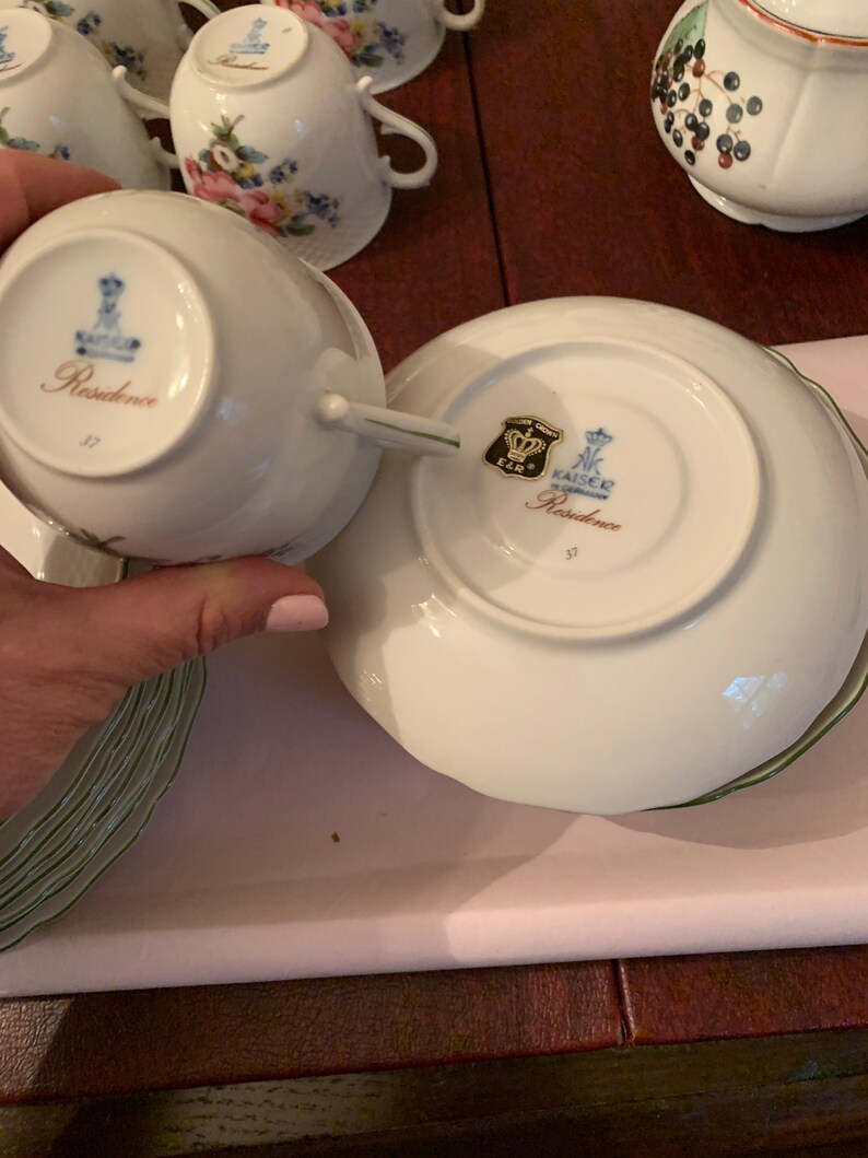 AK Kaiser West Germany Residence Tea & Dessert Set - Etsy