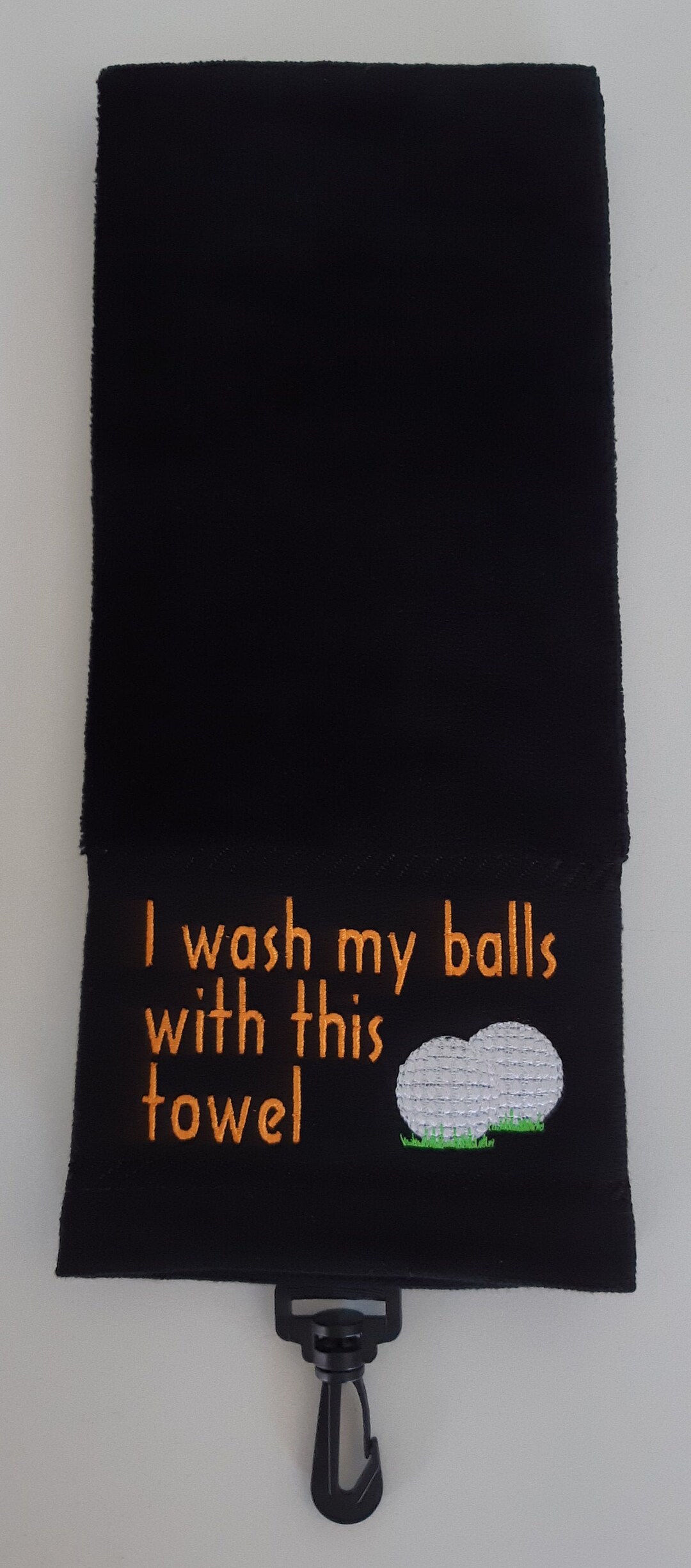 EMBROIDERED GOLF TOWEL - With Humorous Message - Etsy Australia