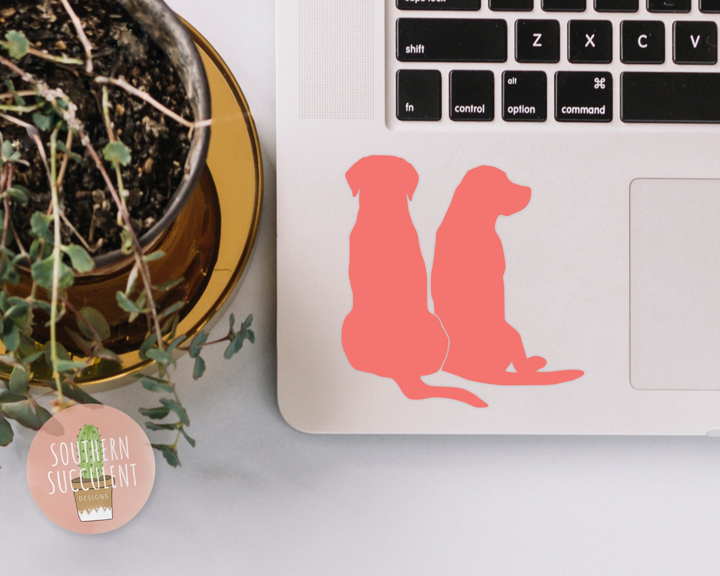 Labrador Retrievers Decal Two Labrador Retriever Sticker - Etsy