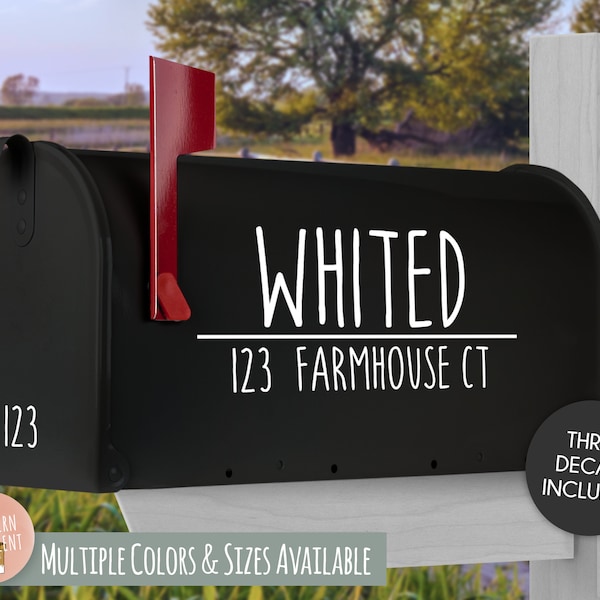 Mailbox Letters and Numbers - Etsy