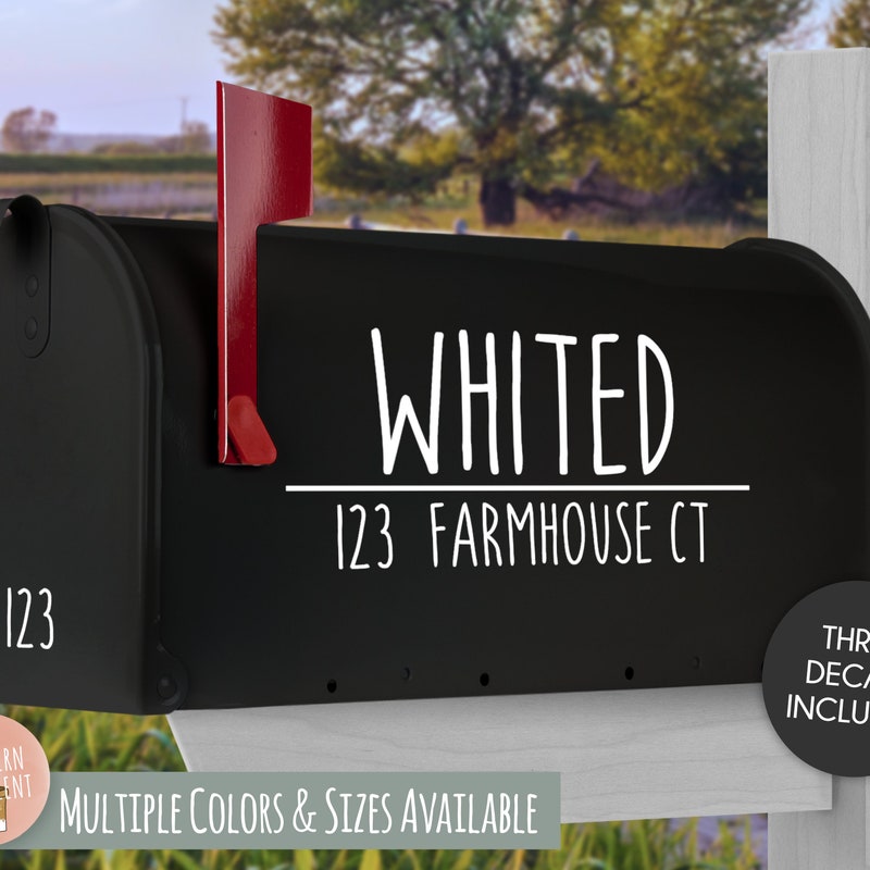 Mailbox Letters and Numbers - Etsy