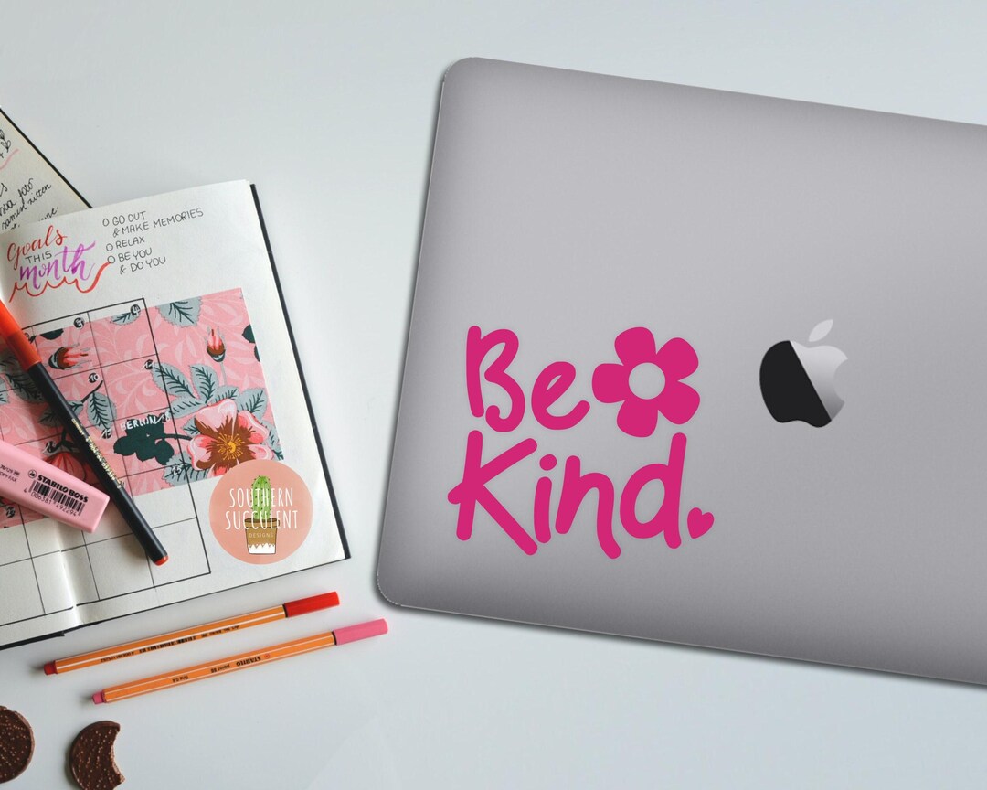Be Kind Decal - Kindness Decal - Be Kind Sticker - Laptop Sticker ...