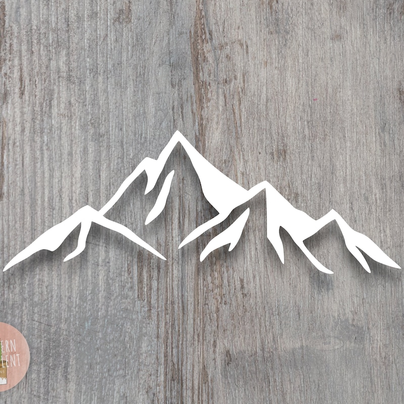 Mountain Decal - Etsy