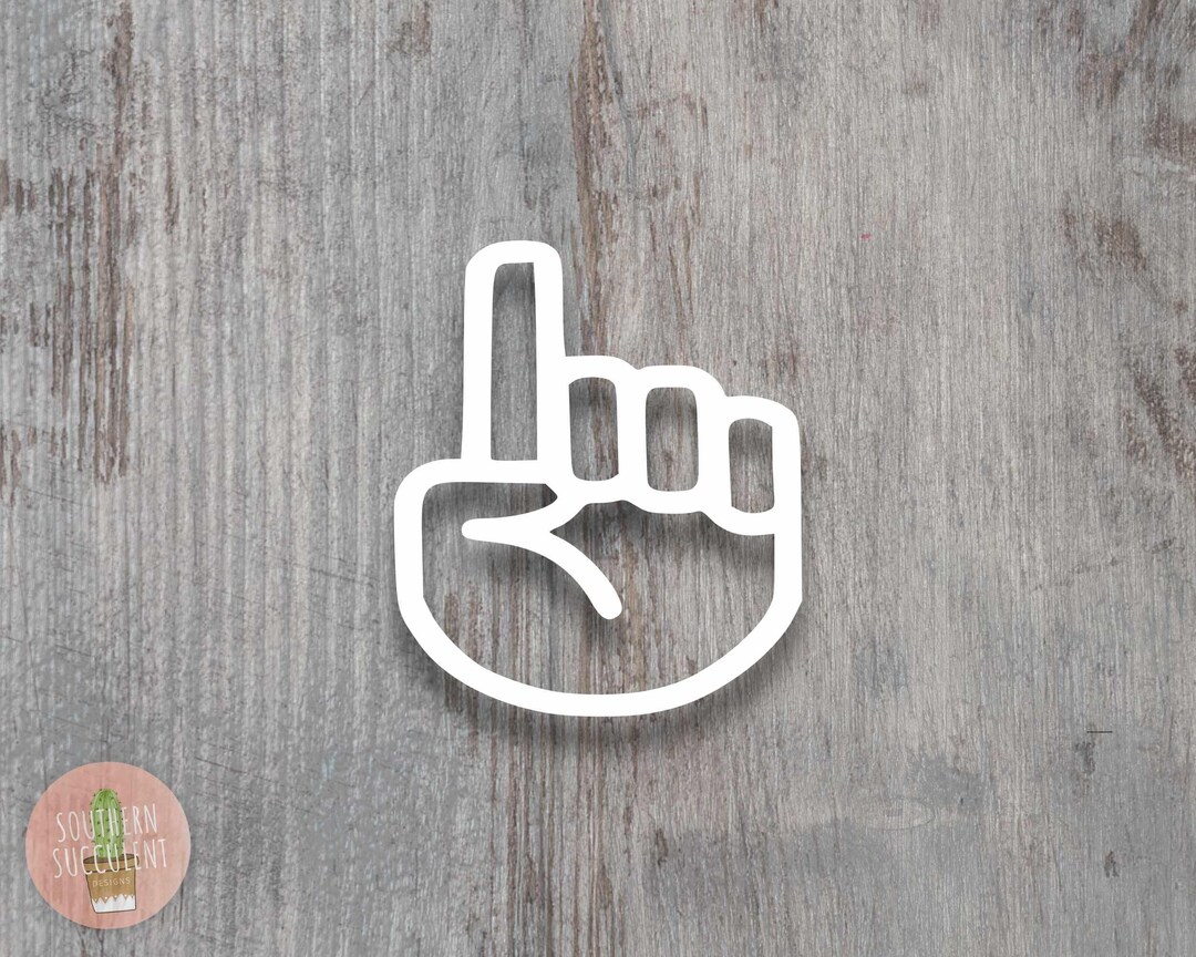 Pointer Finger Decal - What's up Brother - Gaming Decal - Streamer ...