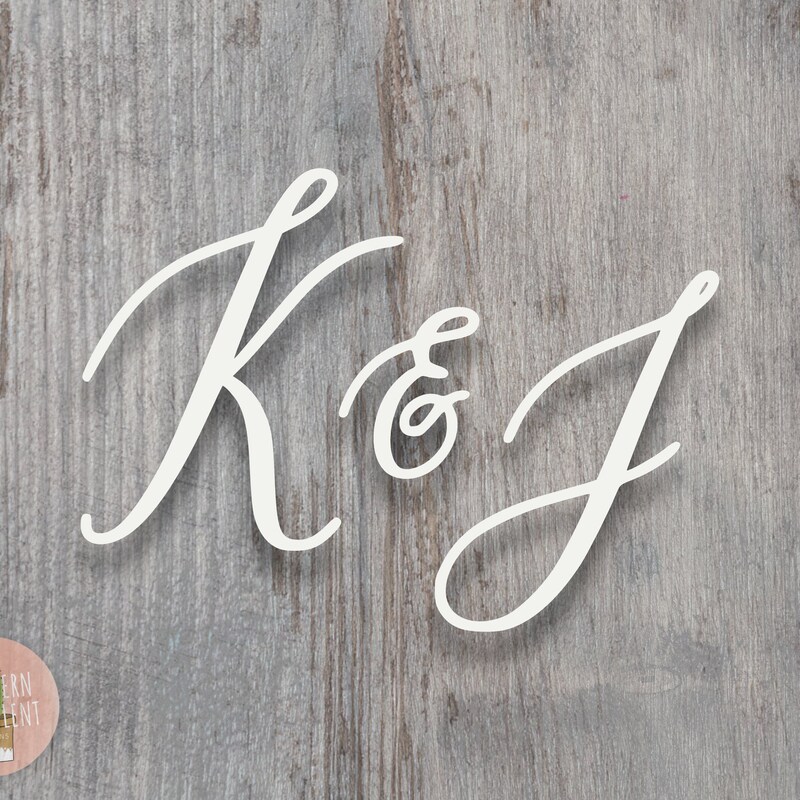 Vinyl Initial Decal - Etsy