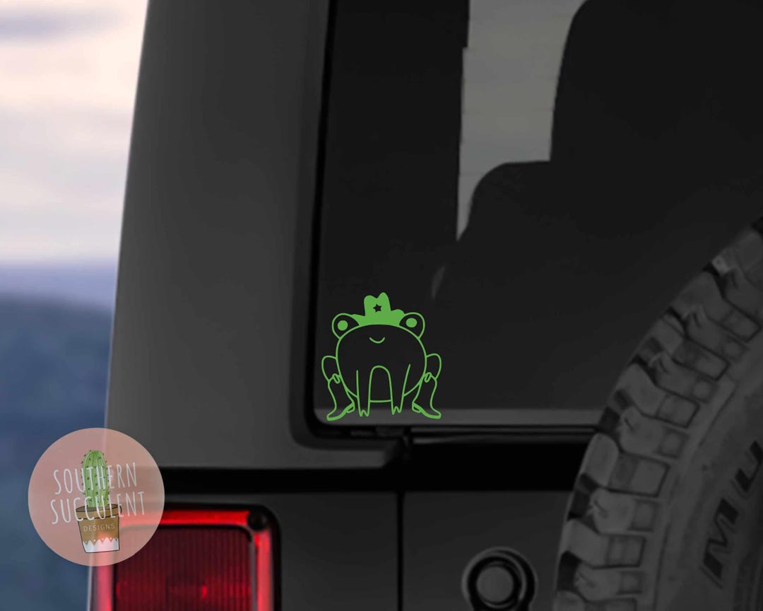 Cowboy Frog Decal - Funny Duck Sticker - Cowboy Decal - Funny Decal ...
