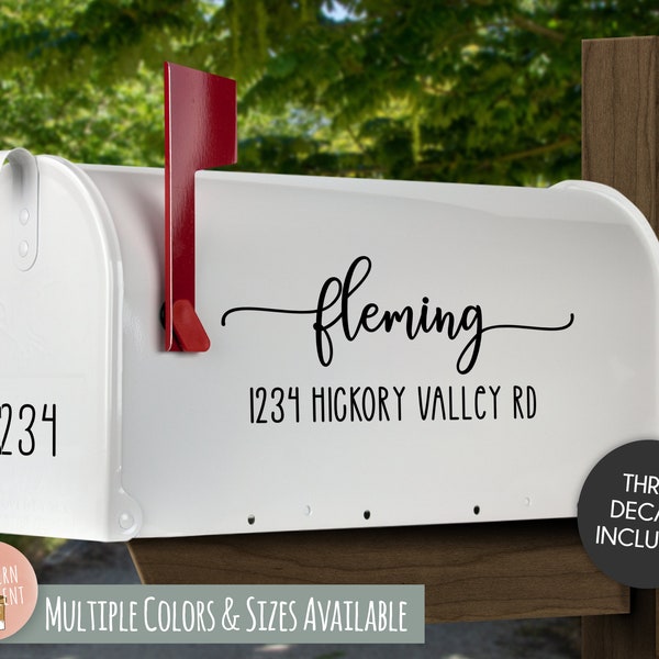 Vinyl Mailbox Decals - Etsy
