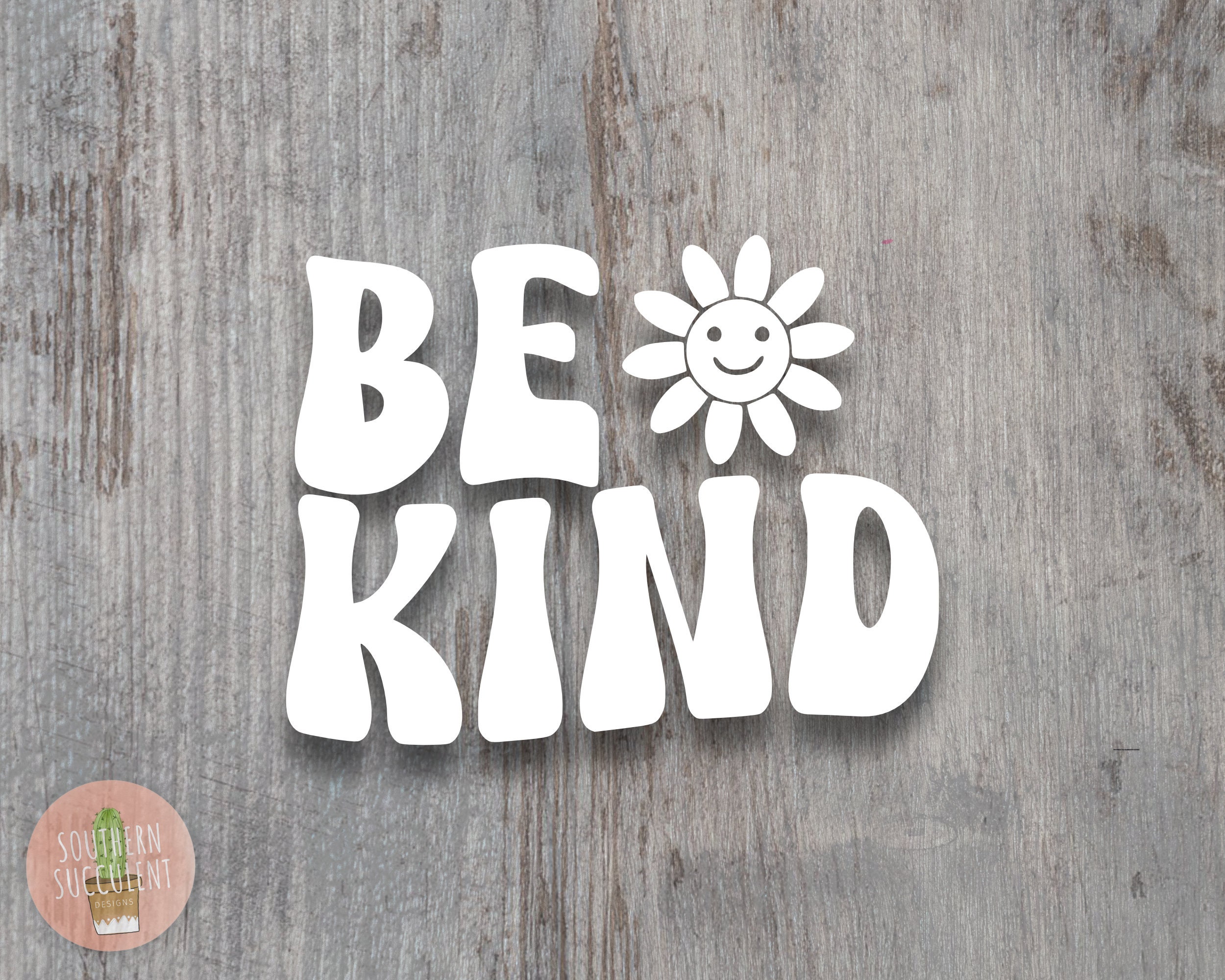 Be Kind Decal Kindness Decal Retro Be Kind Sticker - Etsy