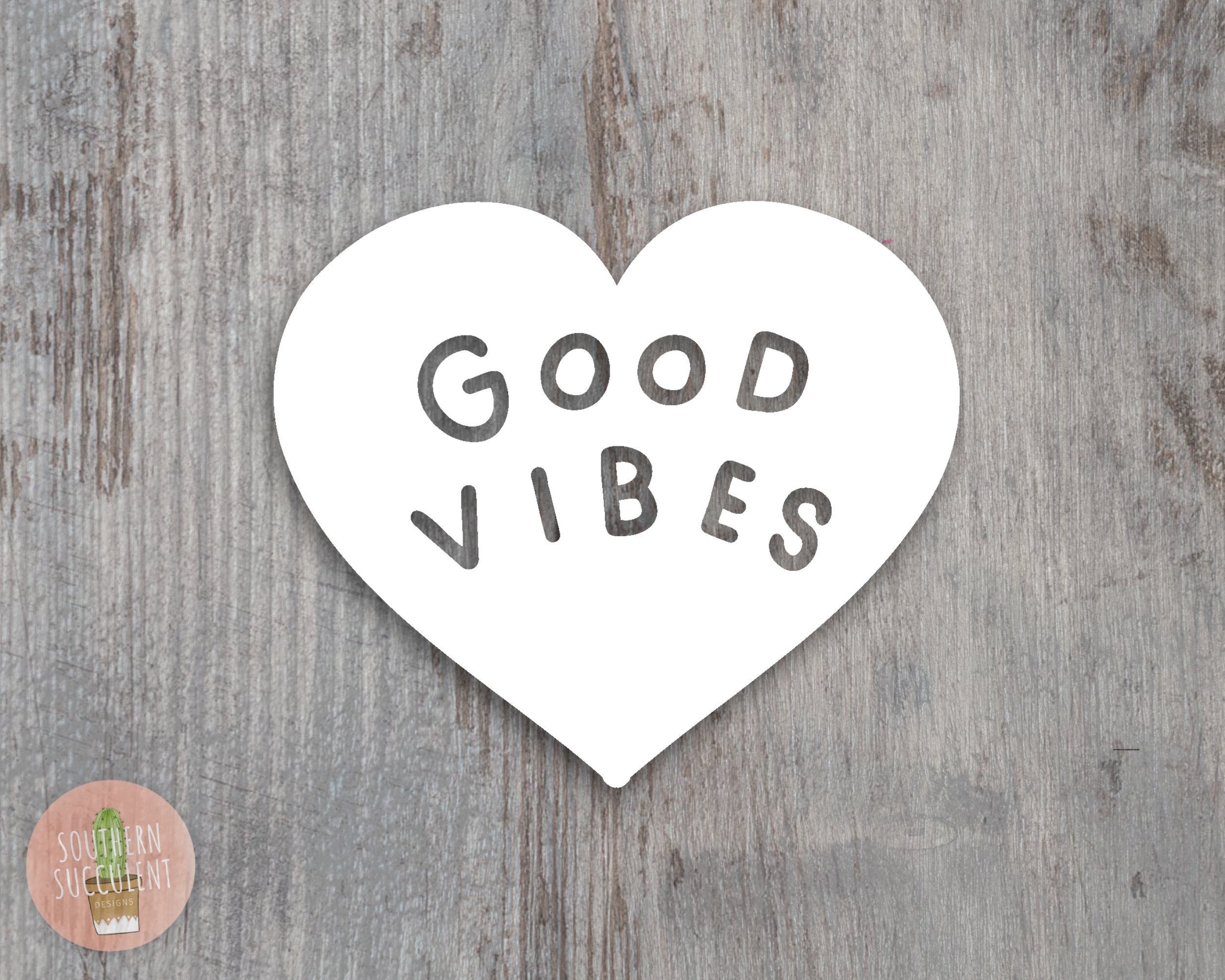 Good Vibes Decal Good Vibes Only Sticker Good Vibes | Etsy