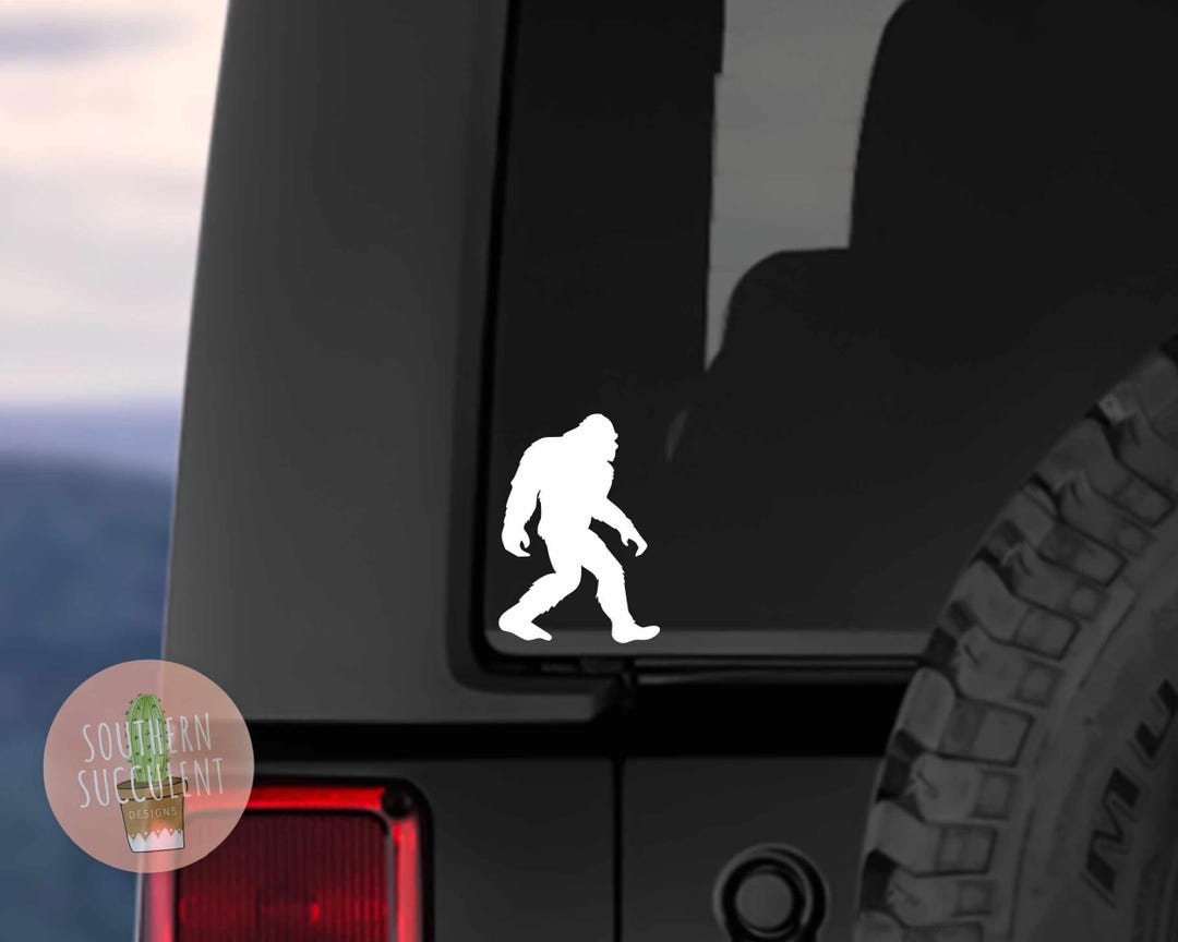 Bigfoot Decal - Sasquatch Decal - Bigfoot Sticker - Truck Decal - 4x4 ...