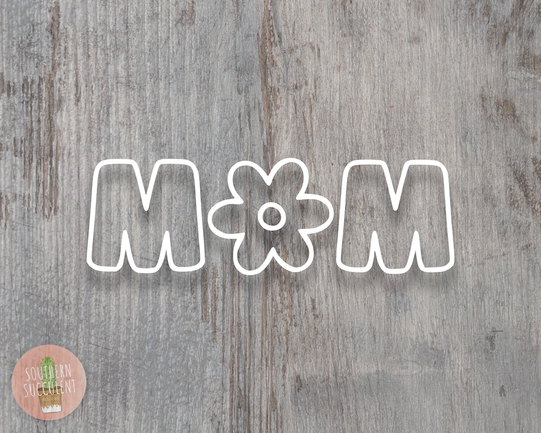 Mom Daisy Decal Mom Life Sticker Mom Flower Boho Mom Car Decal Mom ...