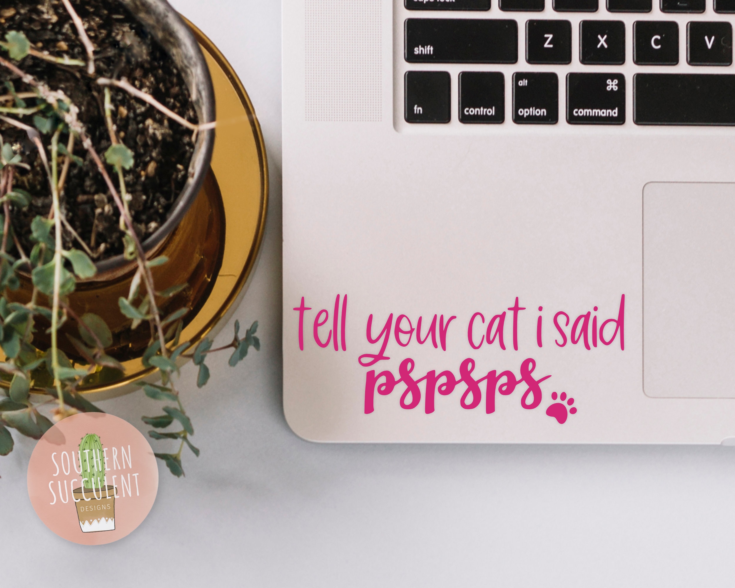 Tell Your Cat I Said Pspsps Decal Cat Decal Cat Sticker - Etsy