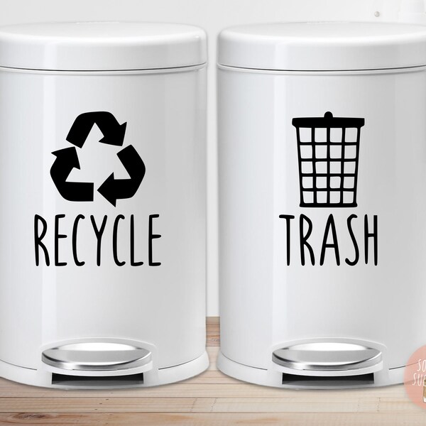 Trash Can Sticker - Etsy