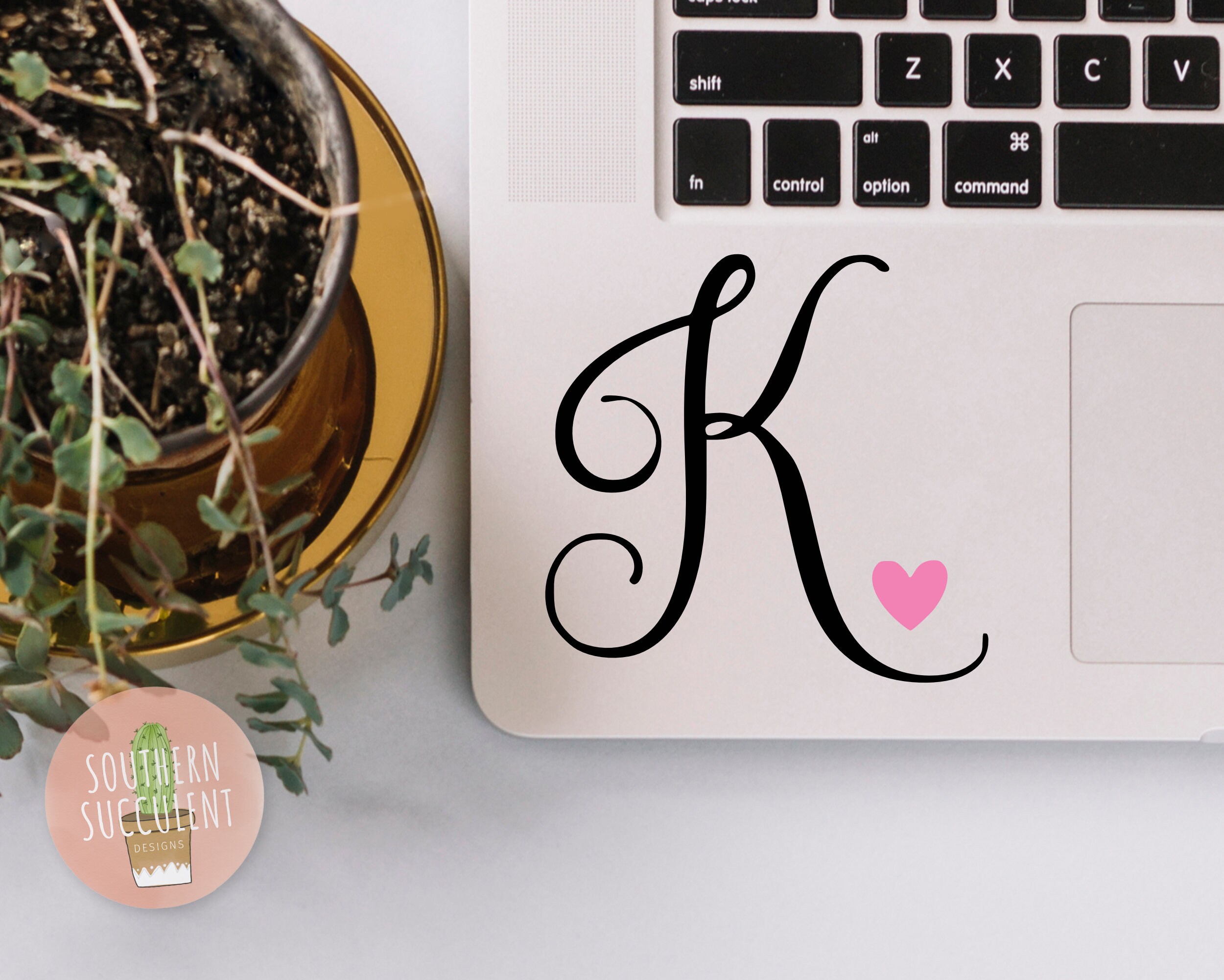 Single Letter Decal Letter Decal Letter Monogram Letter - Etsy