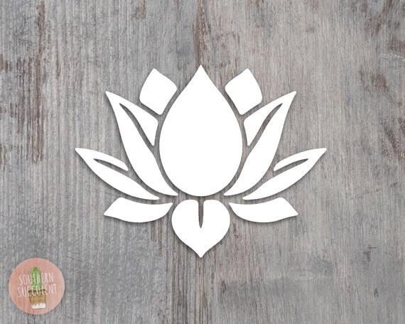 Lotus Flower Decal Lotus Sticker Boho Decal Yoga Teacher | Etsy