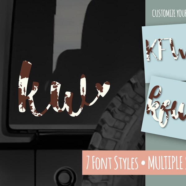 Country Monogram - Etsy