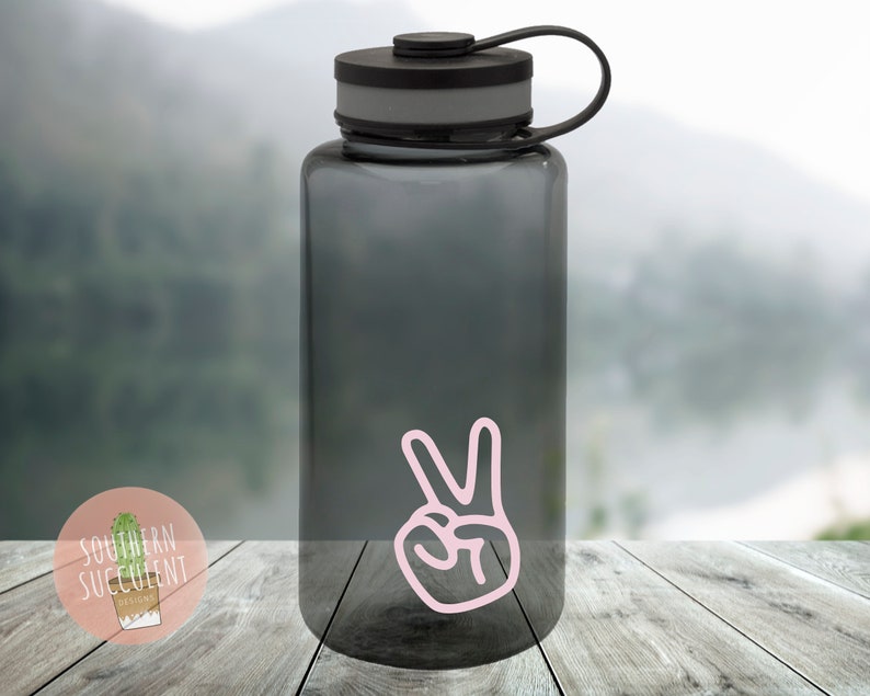 Peace Sign Decal Peace Sticker Cute Decal Simple Decal - Etsy