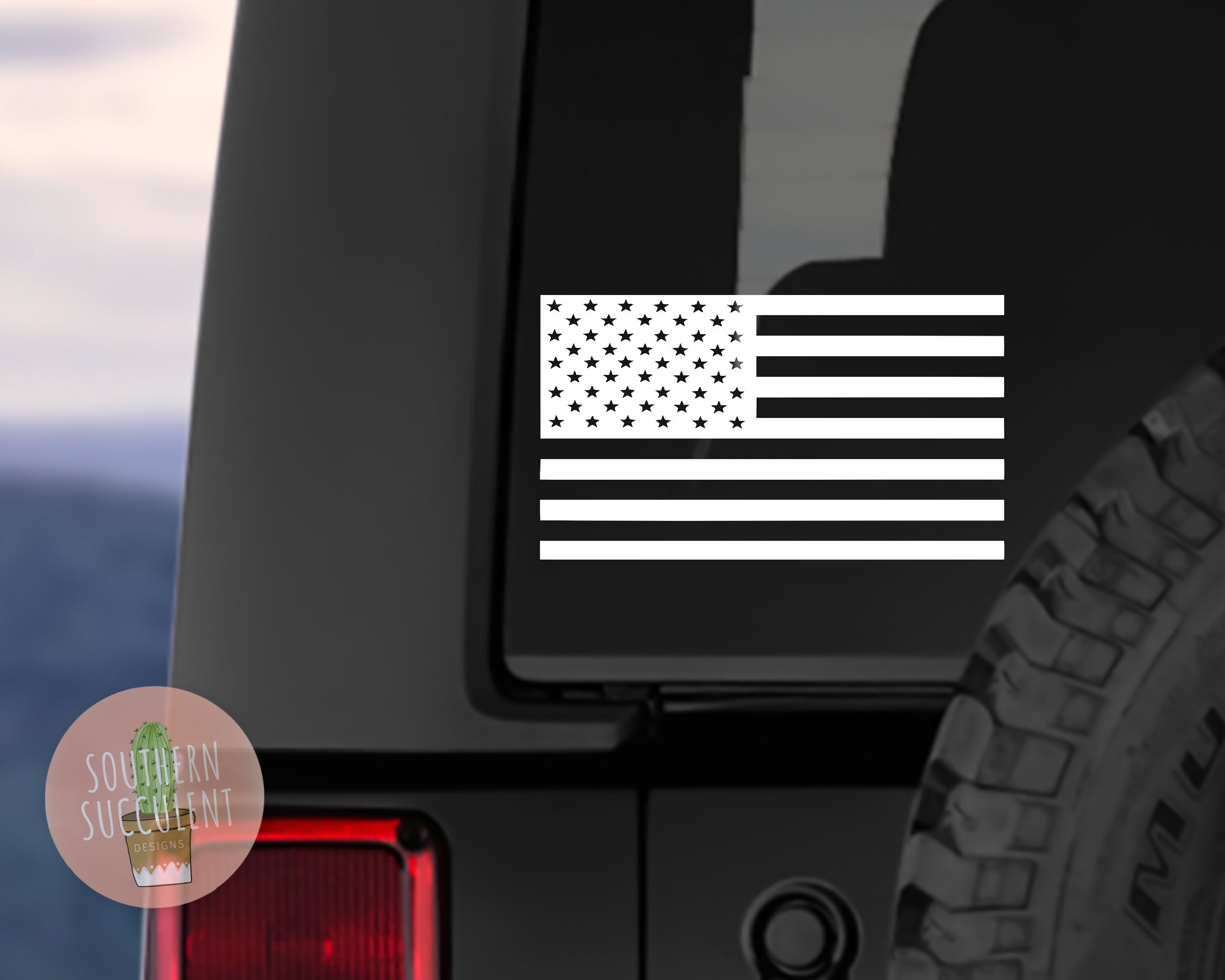 American Flag Decal Stars and Stripes Decal Patriotic USA | Etsy