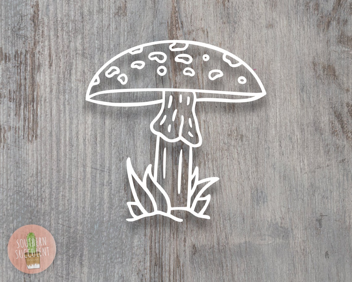 Mushroom Decal Mushroom Car Sticker Boho Car Decal Boho - Etsy UK