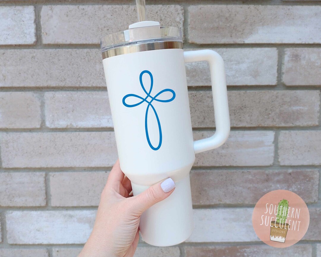 Cross Decal Faith Decal Cross Sticker Laptop Sticker Christian Sticker ...