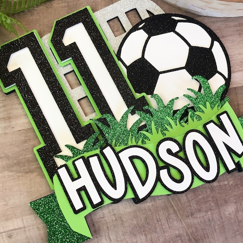 Soccer Cake Topper - Etsy