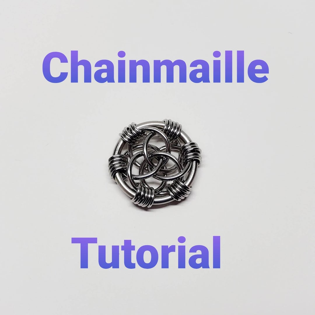 Trinity Rose Chain Maille Tutorial - Etsy
